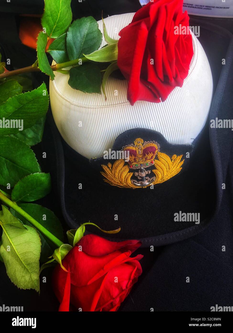 Funeral Royal Naval Female Officer Stock Photo - Alamy