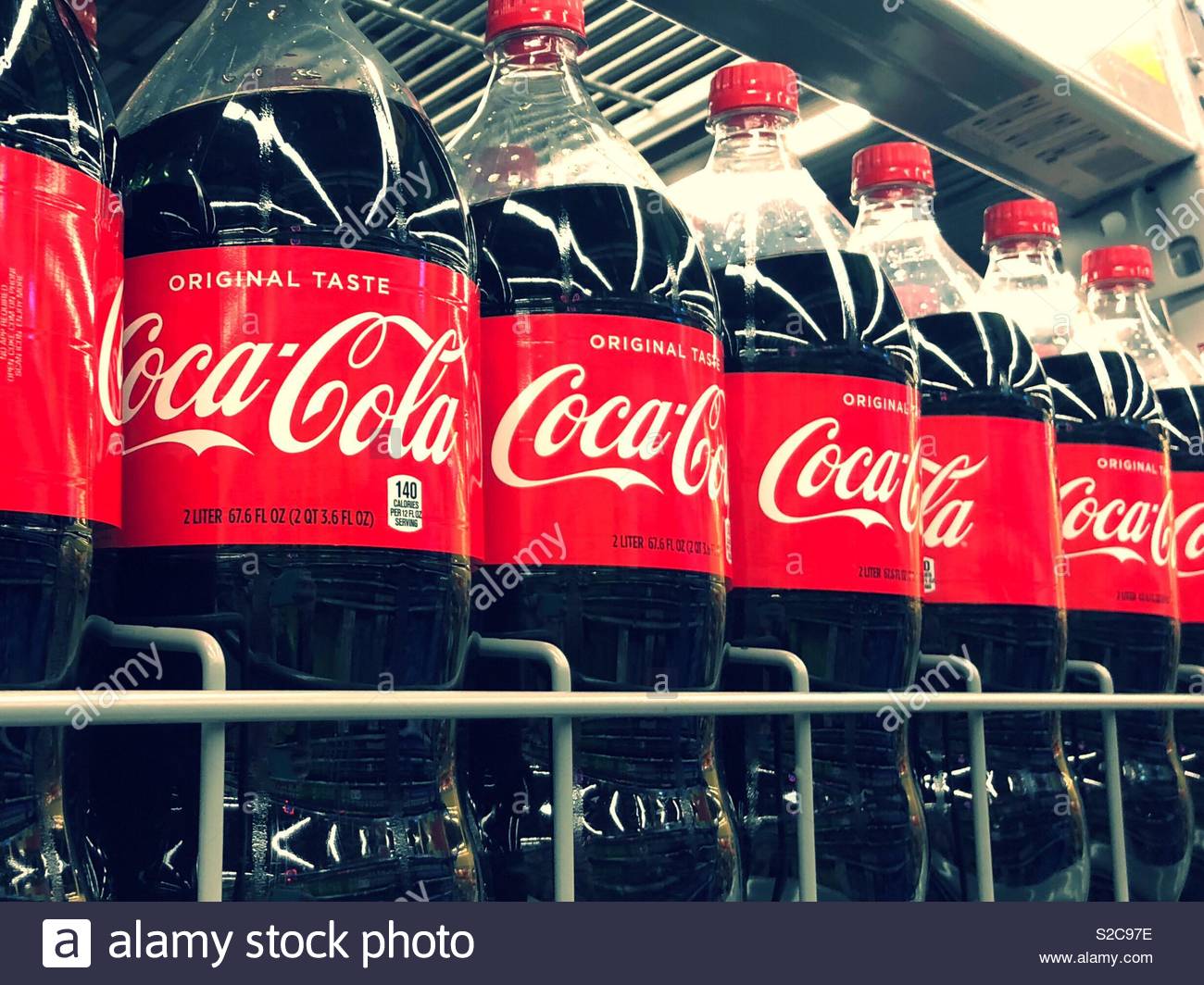 Coca Cola Drinks Display Stock Photos & Coca Cola Drinks Display Stock ...