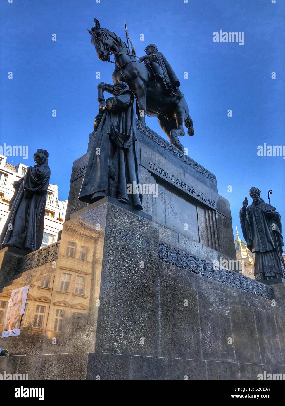 Saint Wenceslas statue in Prague Stock Photo - Alamy