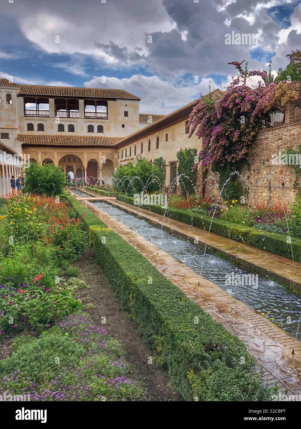 Gardens of the Alhambra Stock Photo - Alamy
