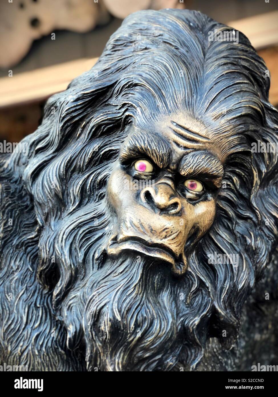 A big foot statue at Marsh’s Museum in Long Beach, Washington, USA ...