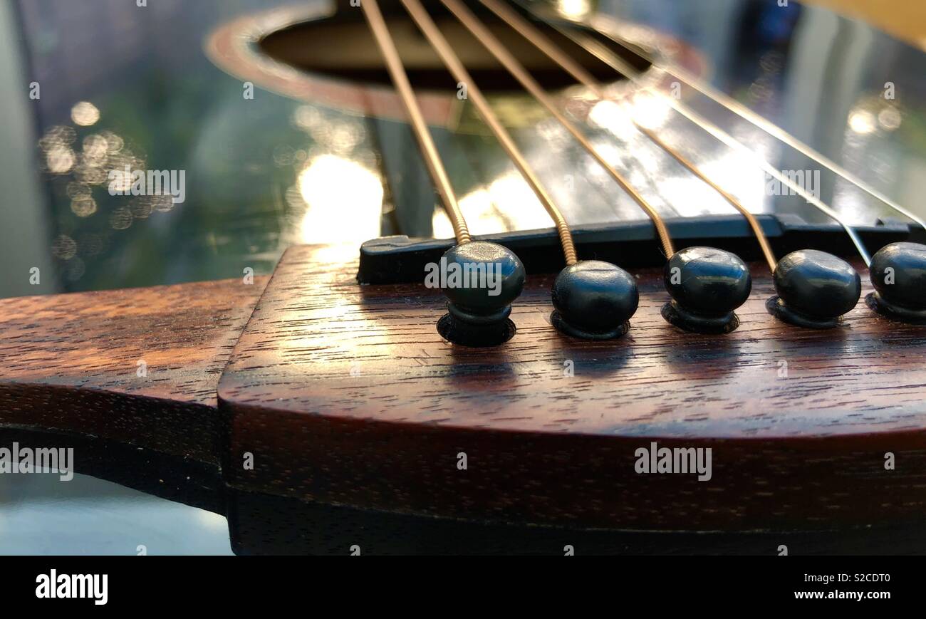 Acoustic Guitar Bridge High Resolution Stock Photography and Images - Alamy