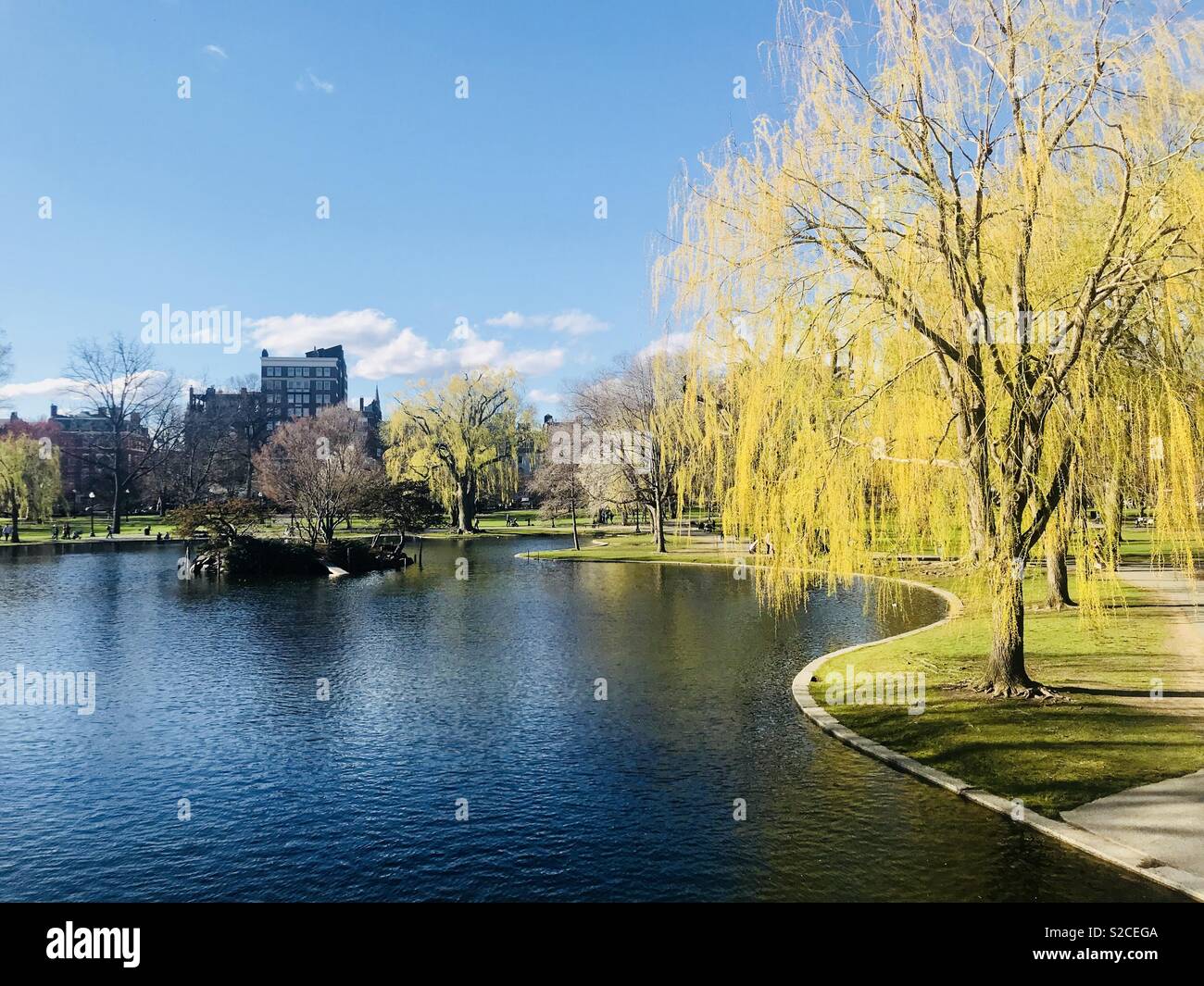 Boston city park hi-res stock photography and images - Alamy