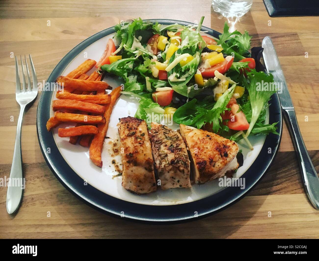 Healthy dinner hi-res stock photography and images - Alamy