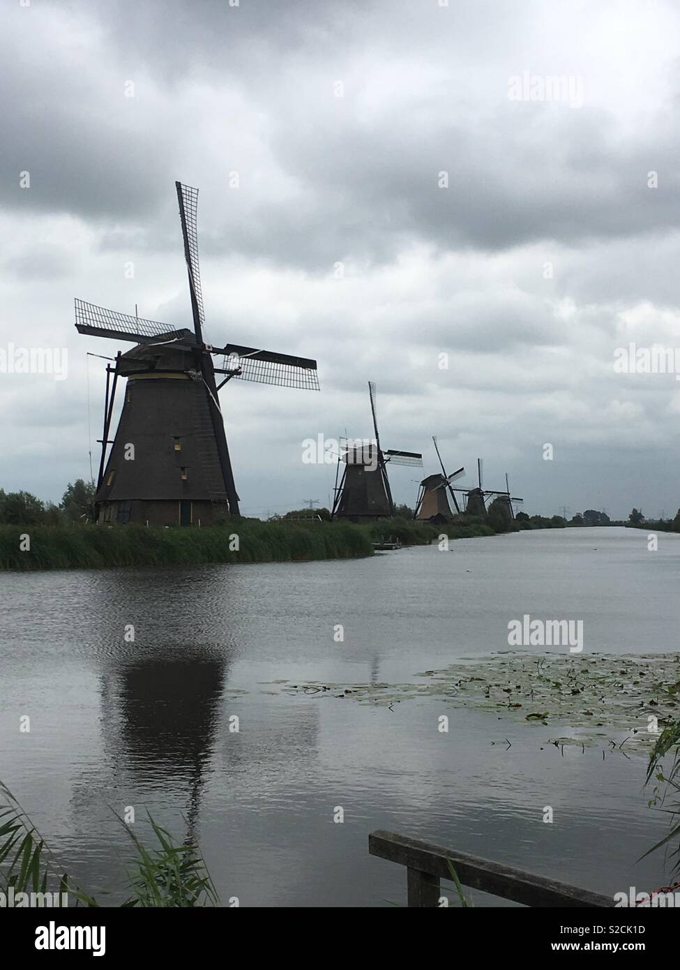 Windmills in Holland Stock Photo - Alamy