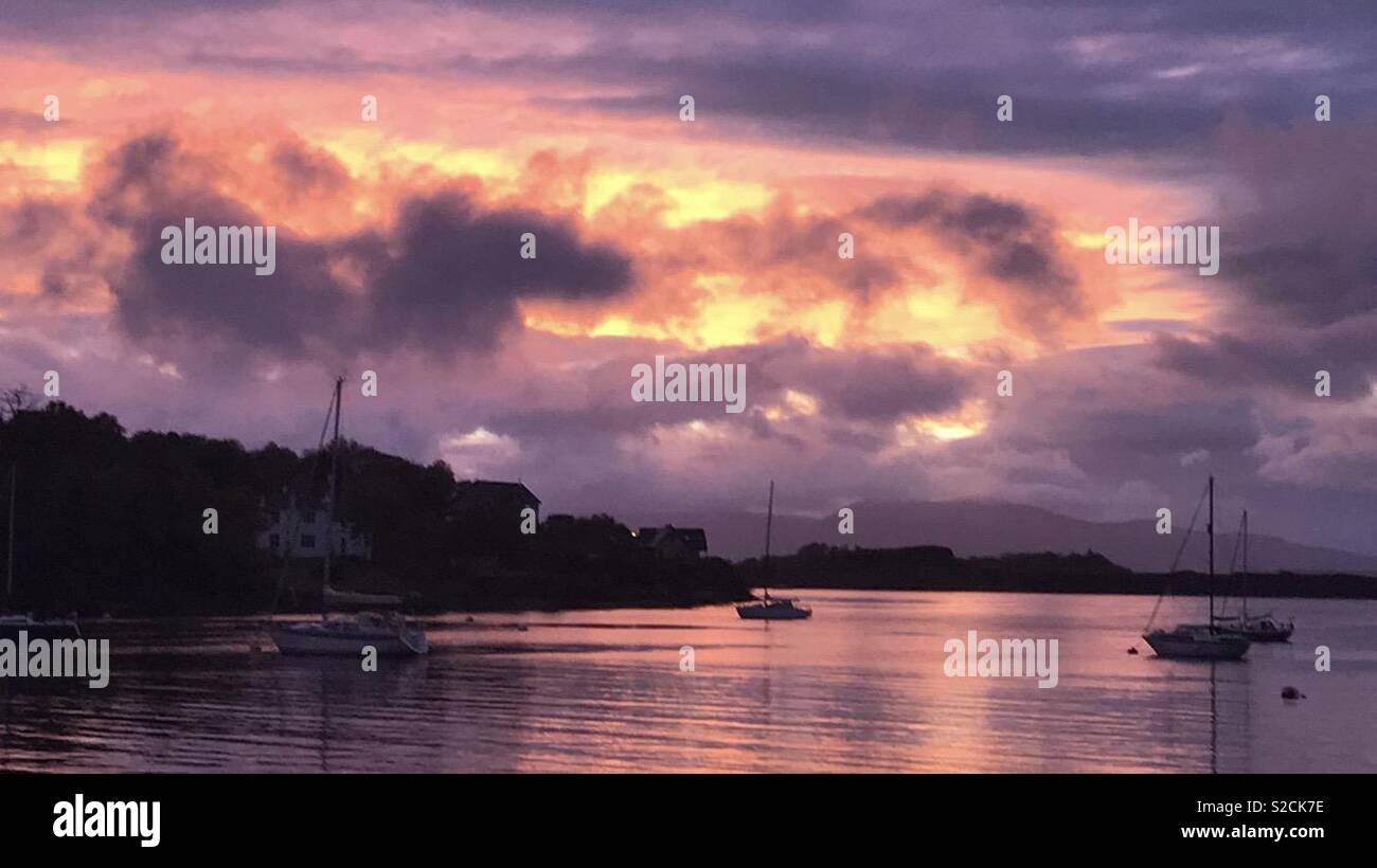 Connel Bay, Scotland Stock Photo - Alamy