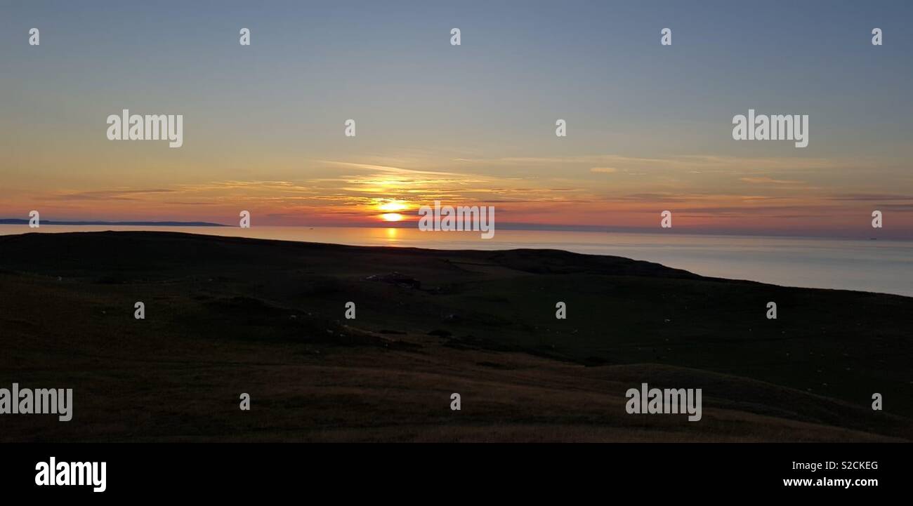Beautiful sunset, Great Orme, Llandudno Stock Photo - Alamy