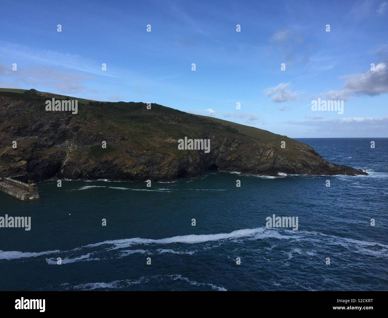 Cliffs in Cornwall Stock Photo - Alamy