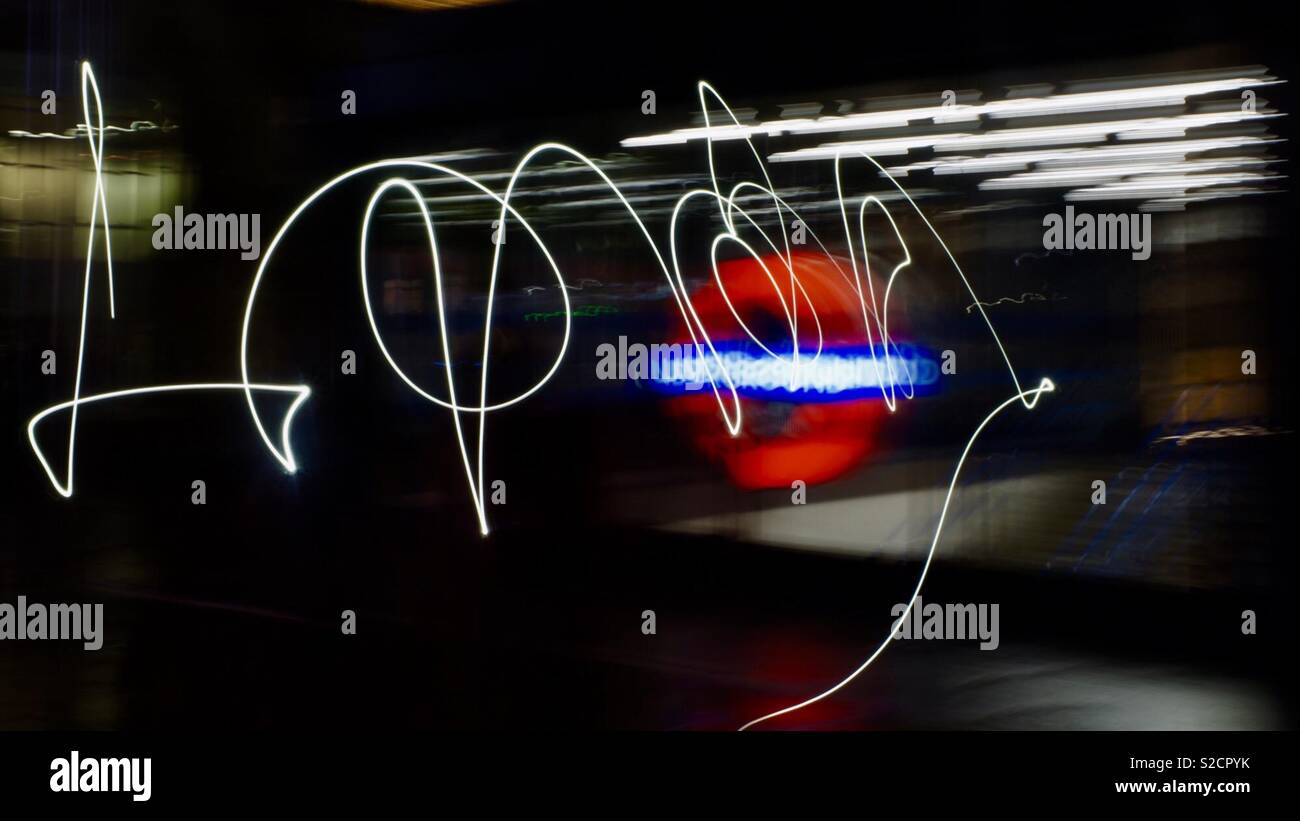 Light drawing hi-res stock photography and images - Alamy