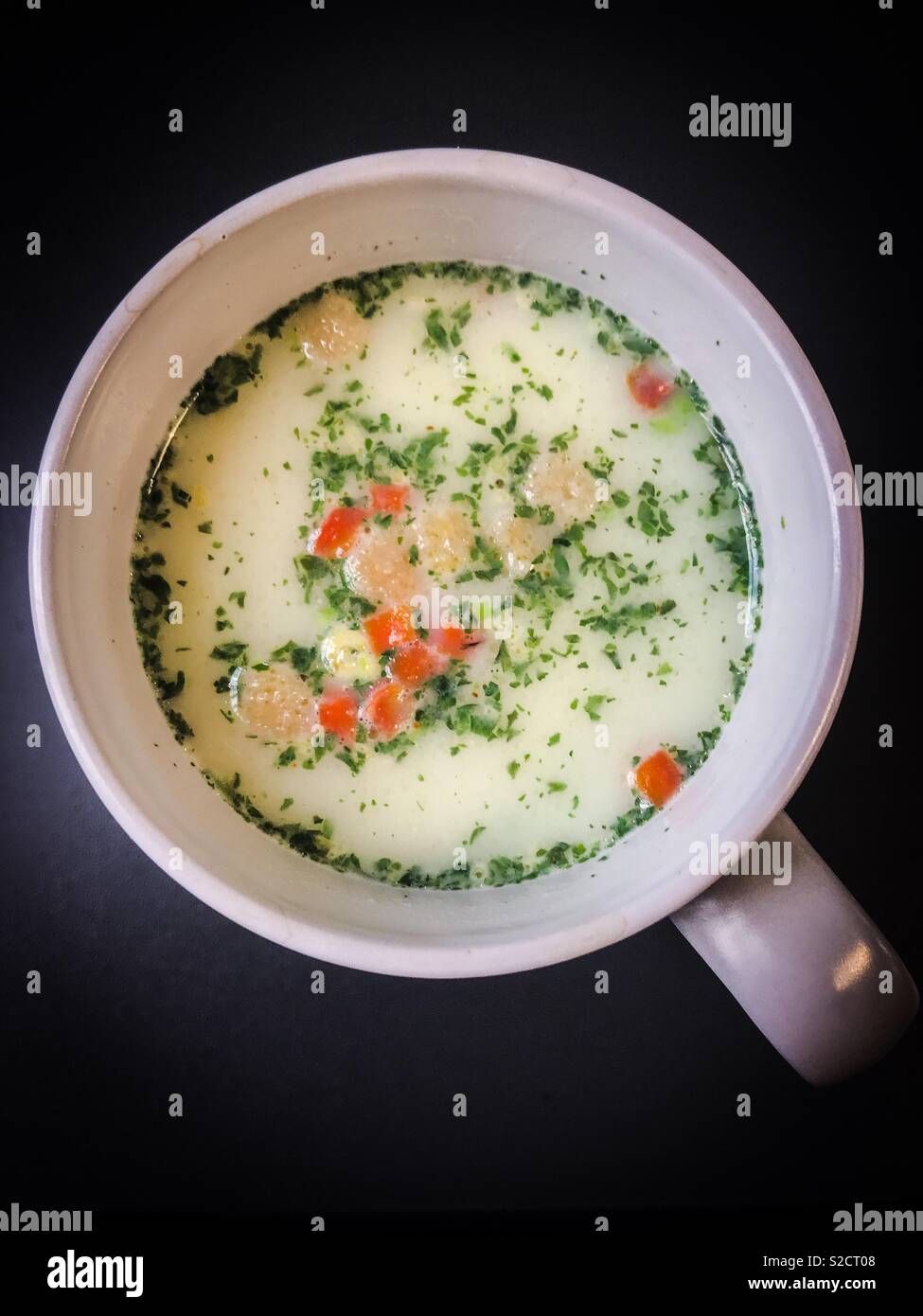 Cup of chicken soup hi-res stock photography and images - Alamy