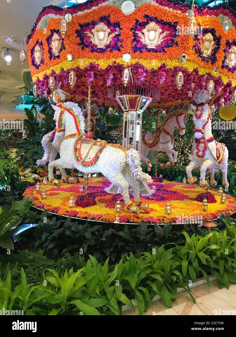 Beautiful merry go round Stock Photo - Alamy