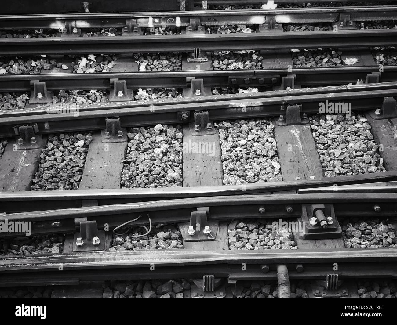 Train railway tracks hi-res stock photography and images - Alamy