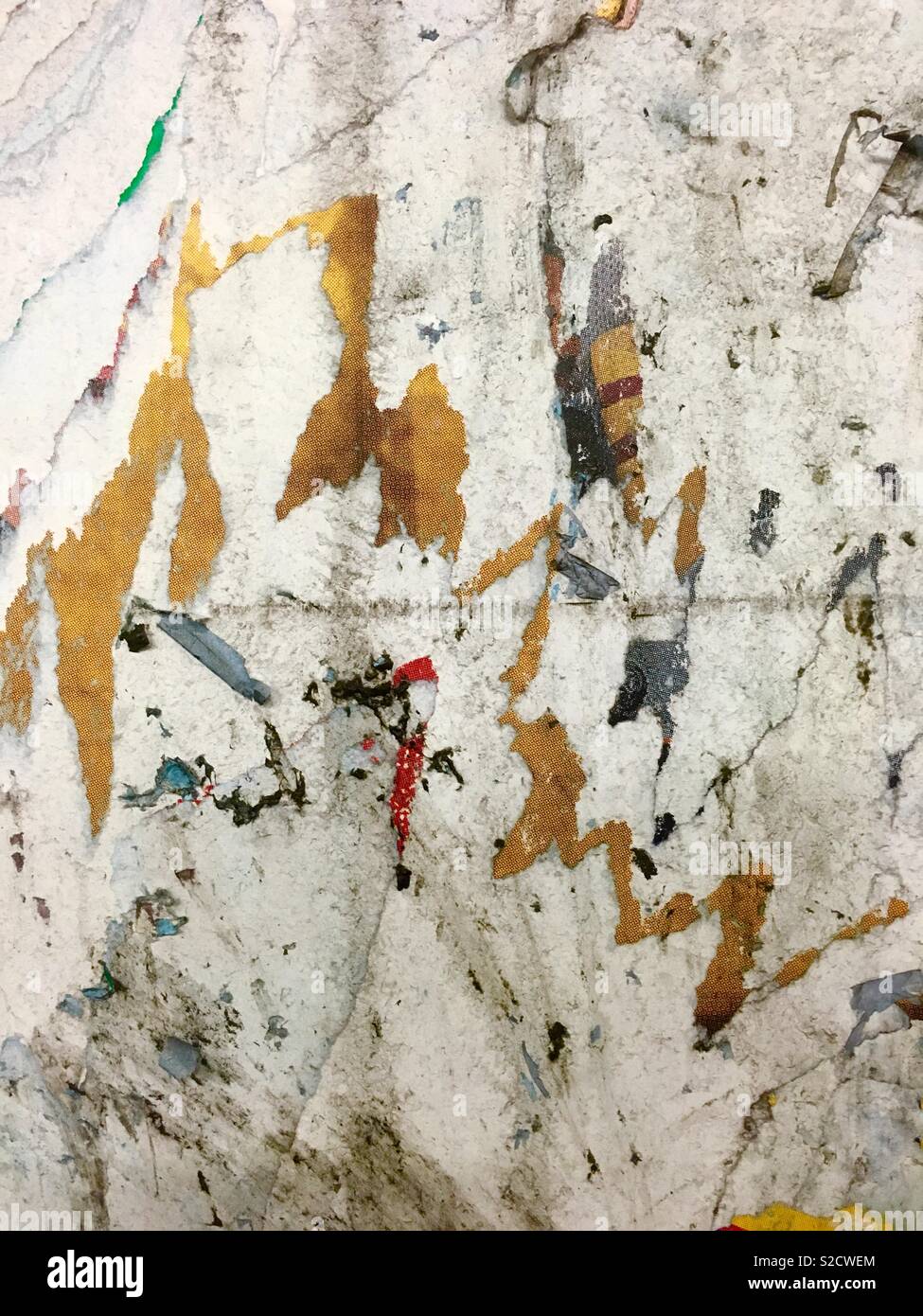 Removed posters from a billboard Stock Photo - Alamy