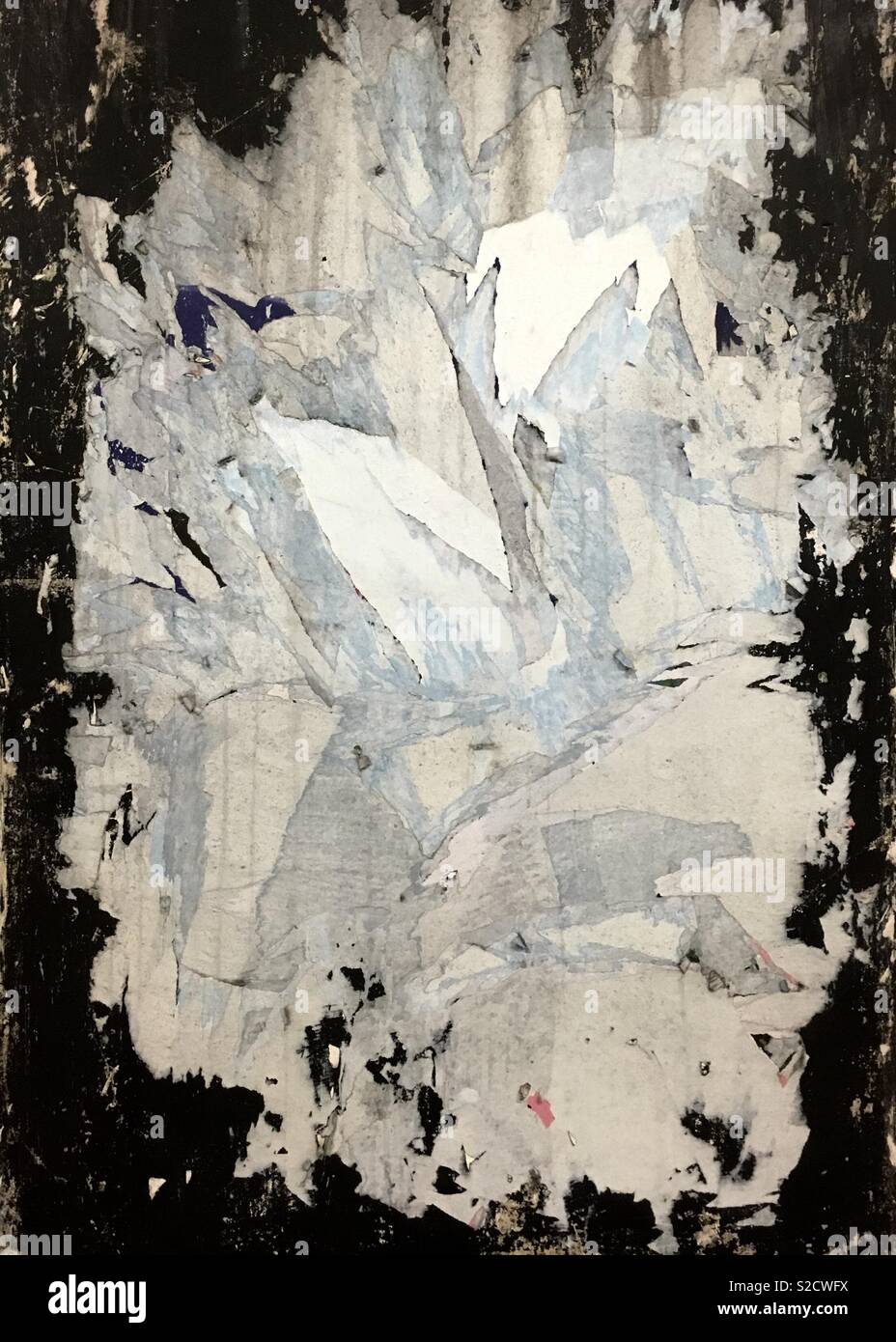 Removed posters from a billboard Stock Photo - Alamy