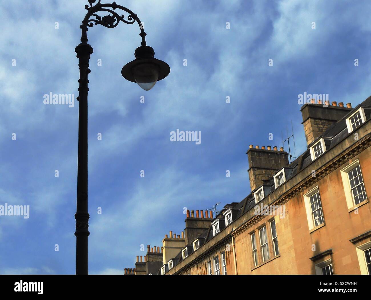 Street light in Bath Stock Photo - Alamy