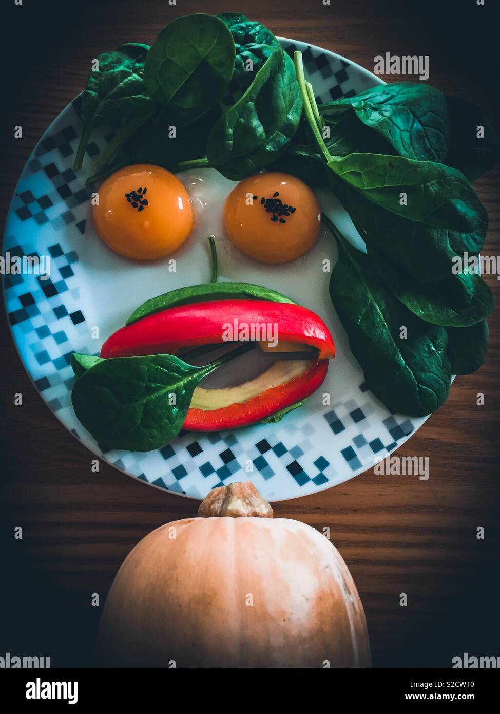 Modern woman, vegetarian Stock Photo - Alamy