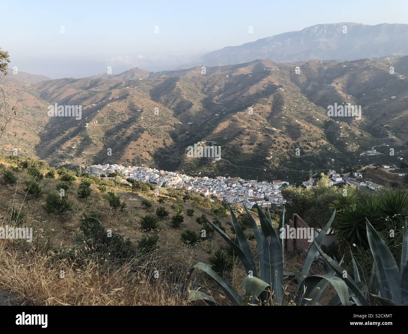 White Village Sayalonga High Resolution Stock Photography and Images ...