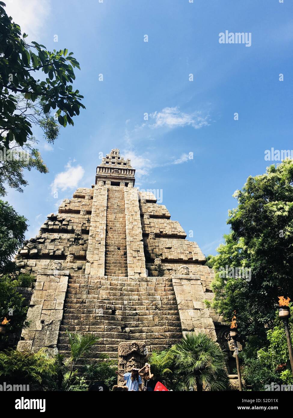 Disneysea Tokyo, in front of Indiana Jones Adventure:Temple of the ...