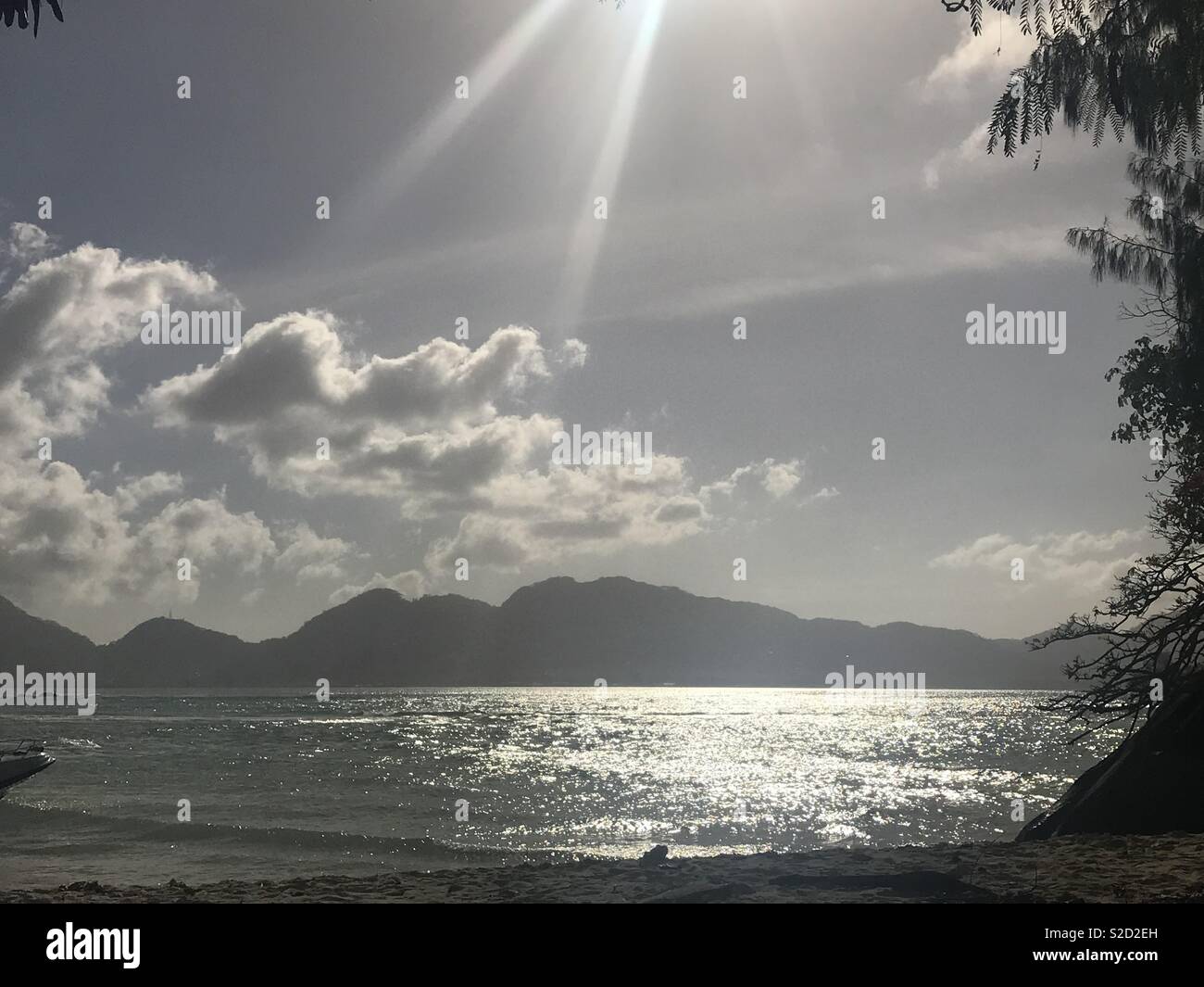 Sun reflection on sea Stock Photo - Alamy