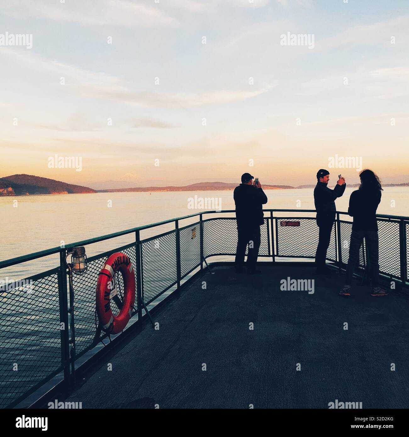 Going home on the ferry from the San Juan Islands Stock Photo - Alamy