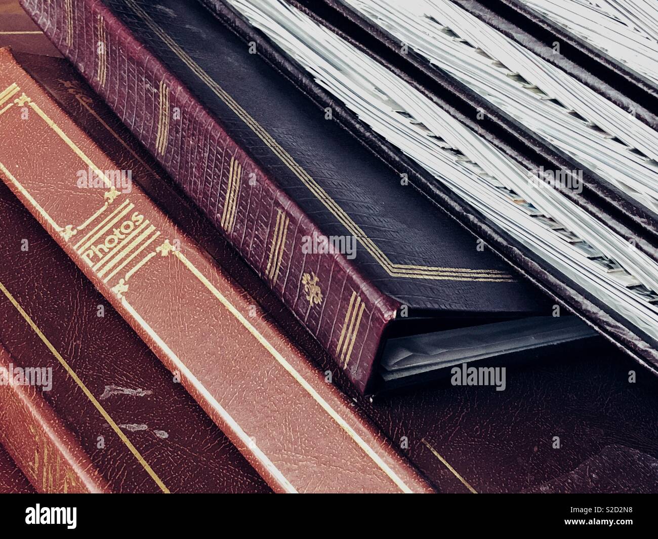 Pile of old photo albums Stock Photo - Alamy