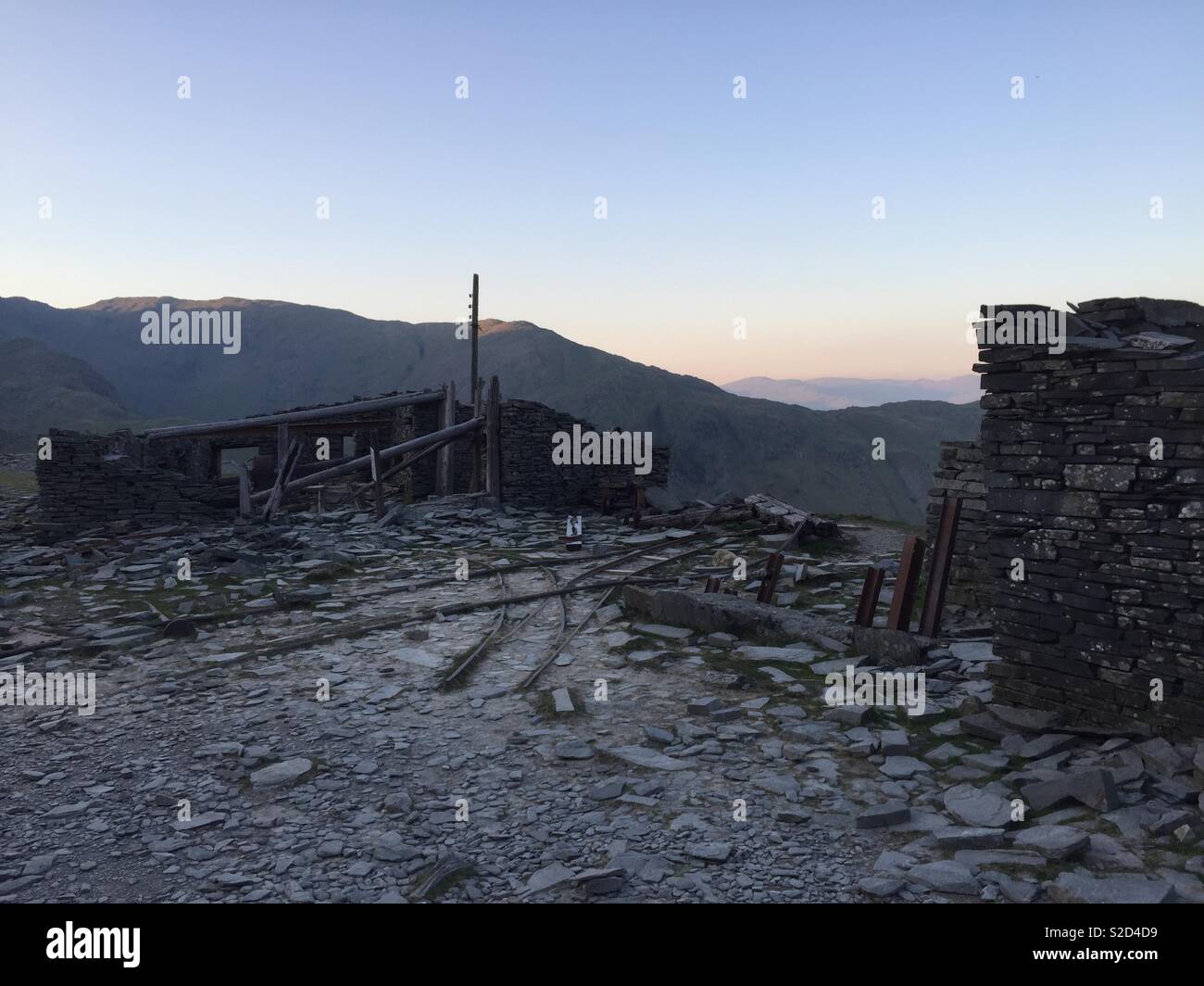 Quarry at Coniston Old Man Stock Photo - Alamy