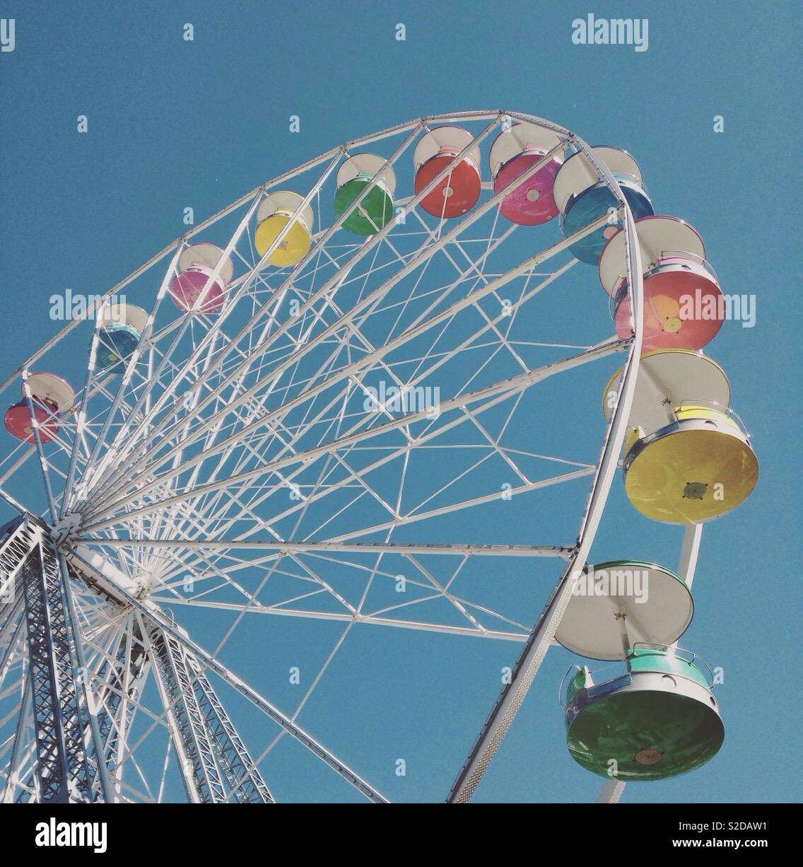 Amusement park Ferris wheel Stock Photo - Alamy