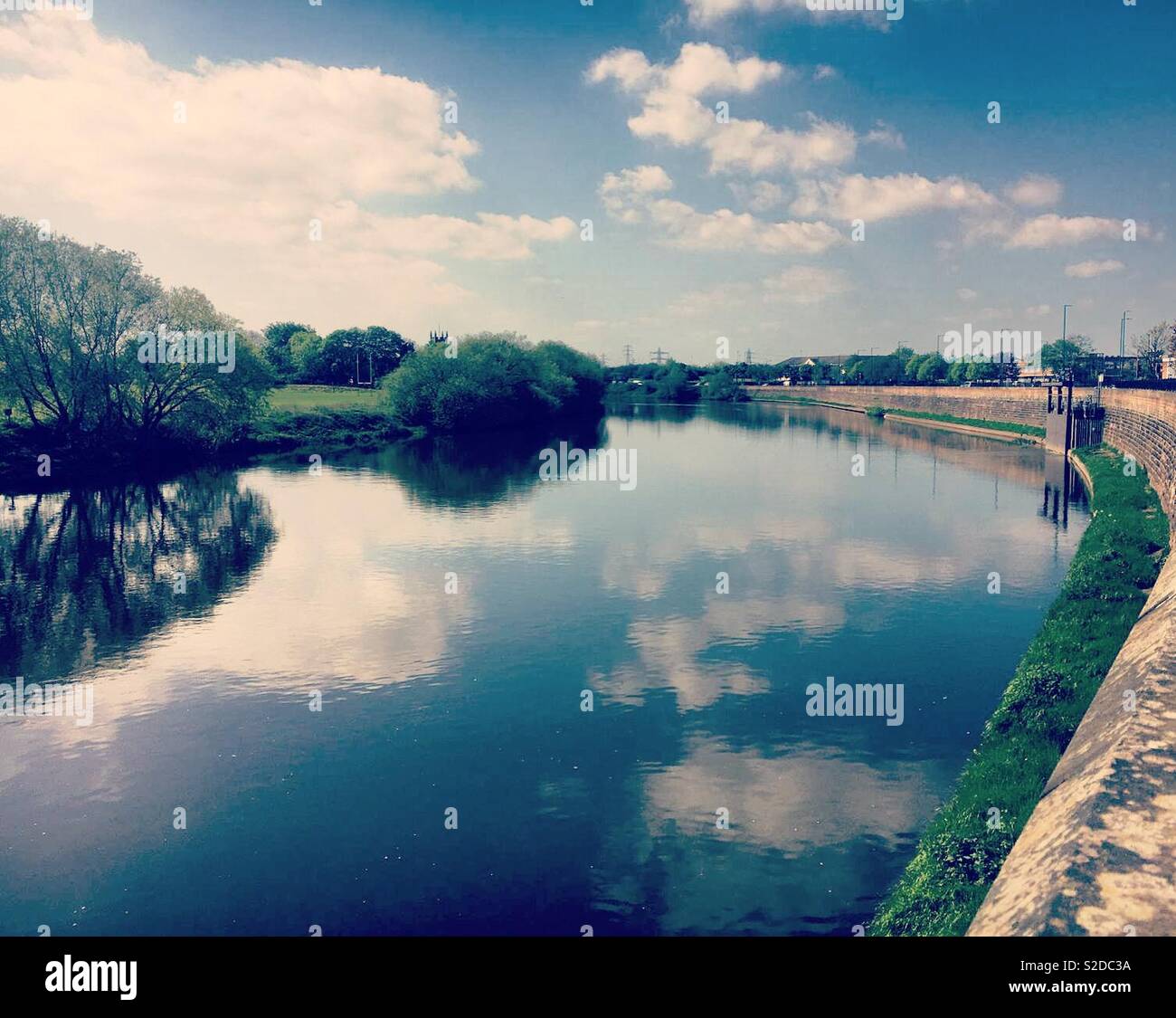The River Trent Stock Photo - Alamy