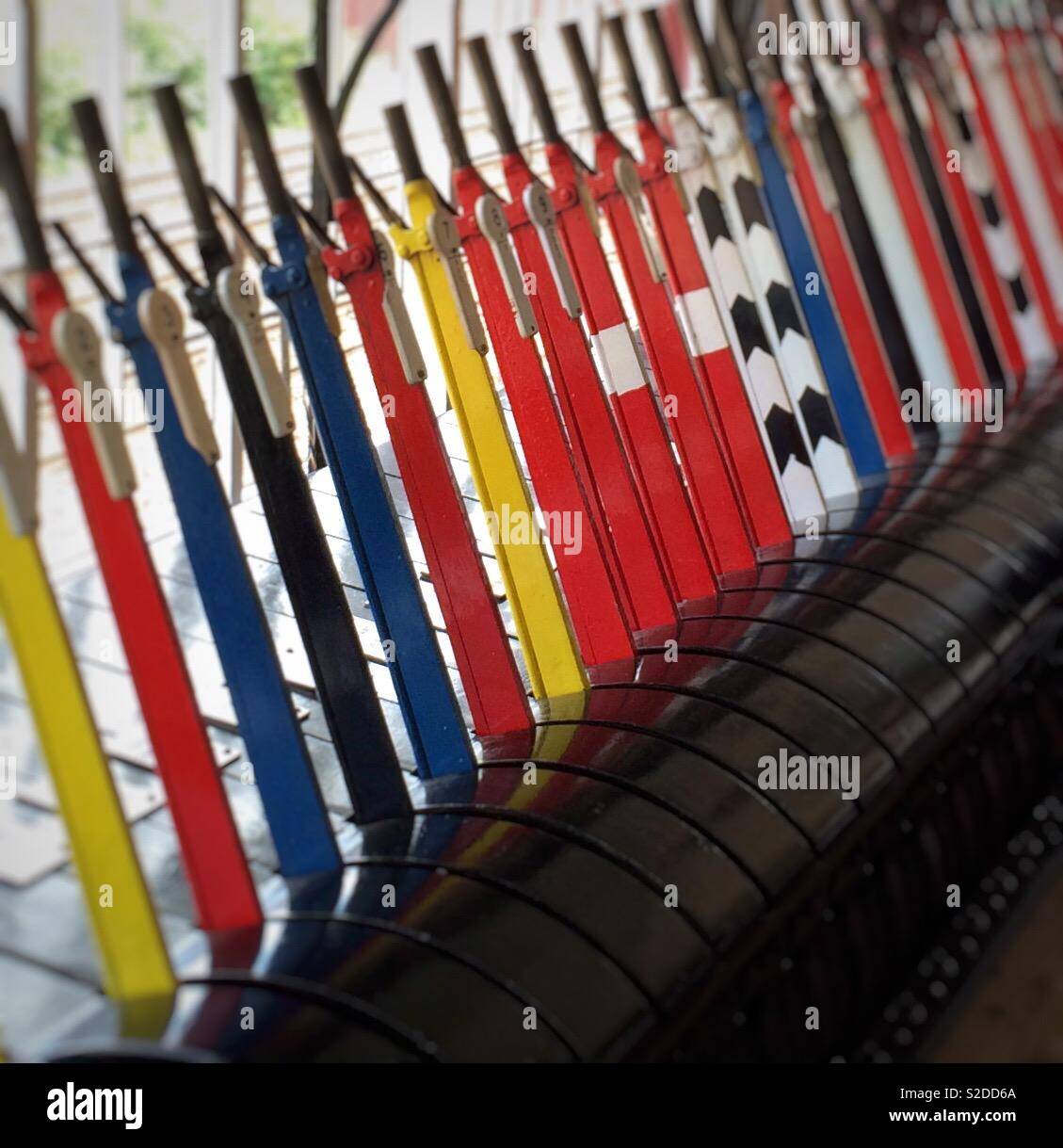 Signal box interior hi-res stock photography and images - Alamy