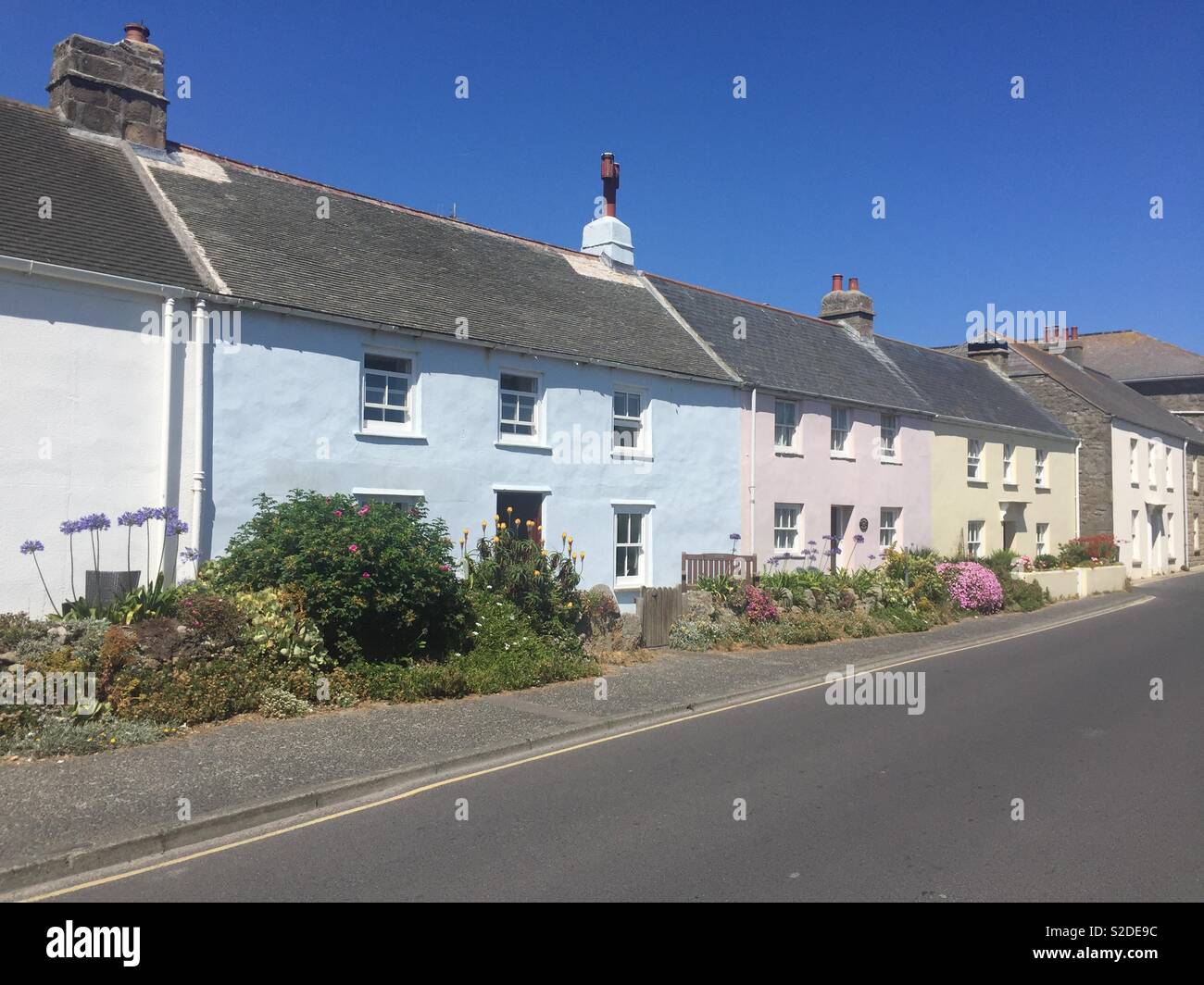 Hugh town st marys old town hi-res stock photography and images - Alamy