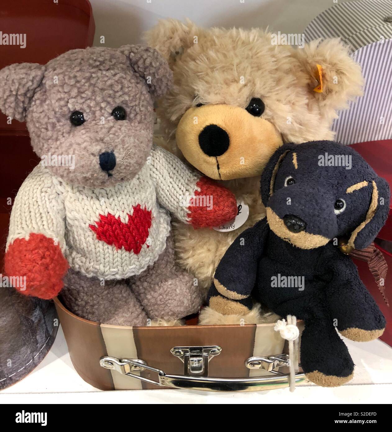 Stuffed animal friends Stock Photo - Alamy