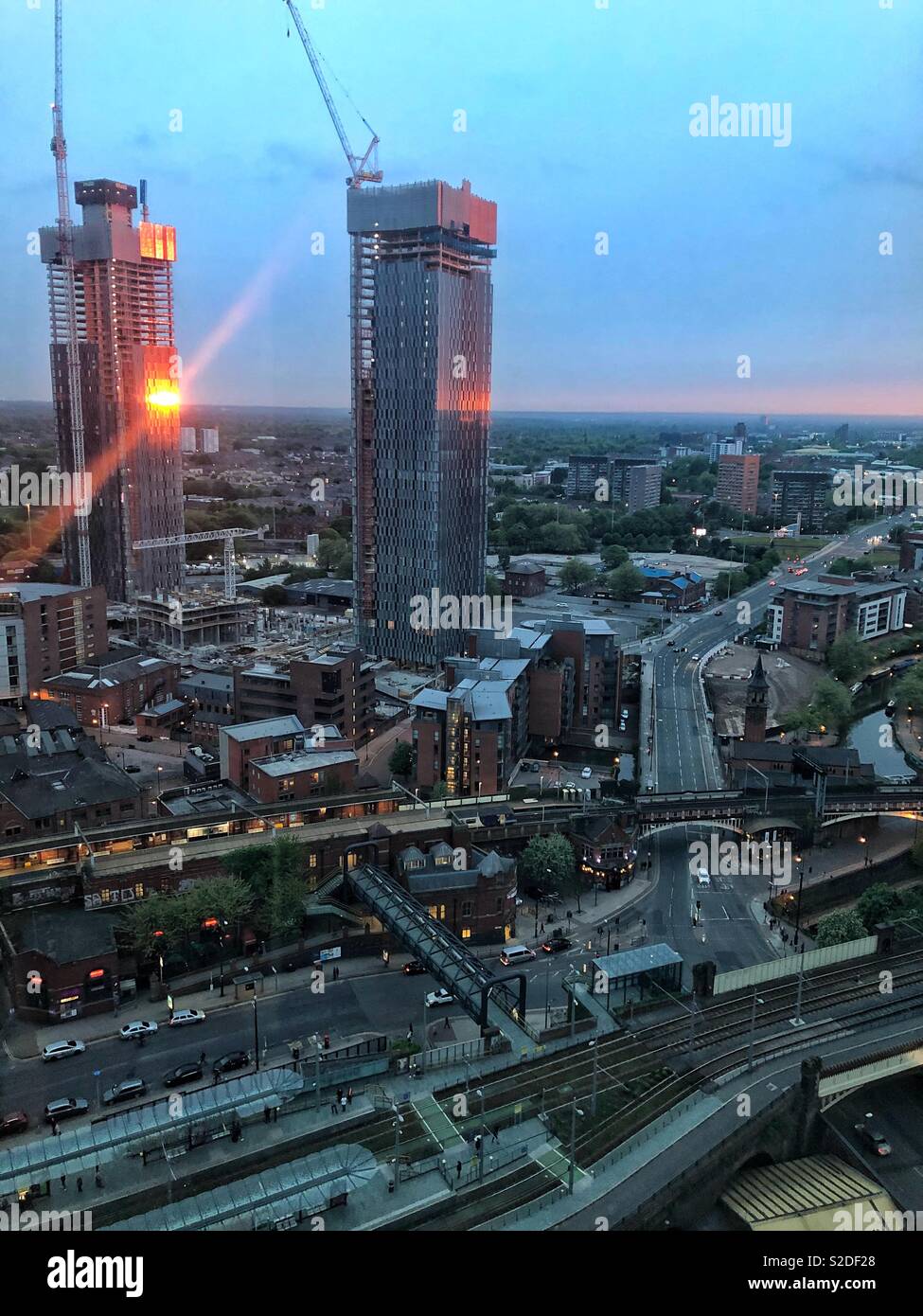 Manchester city view hi-res stock photography and images - Alamy