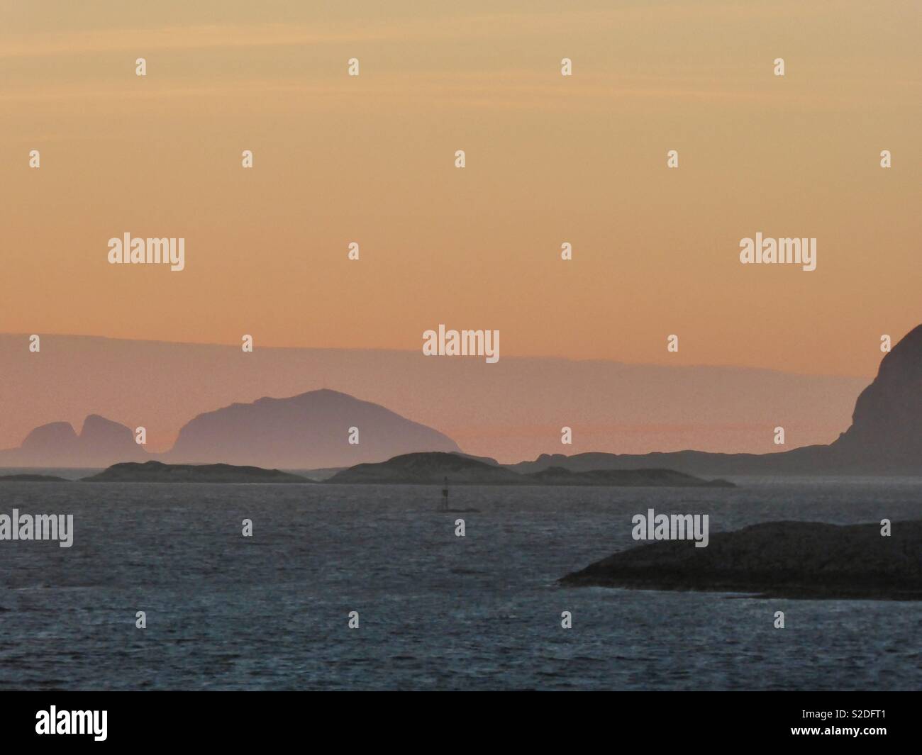 Fjords midnight sun hi-res stock photography and images - Alamy