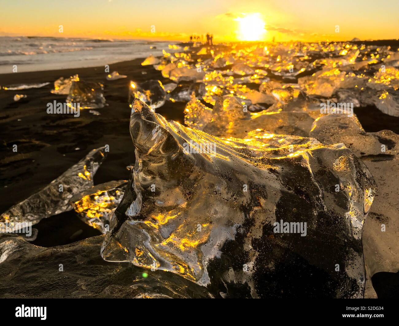 Diamond ice beach - Iceland Stock Photo - Alamy