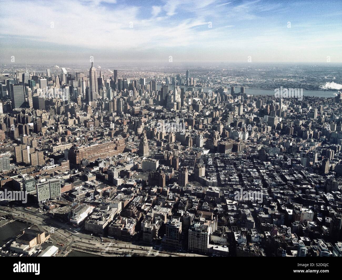 New York aerial view Stock Photo - Alamy