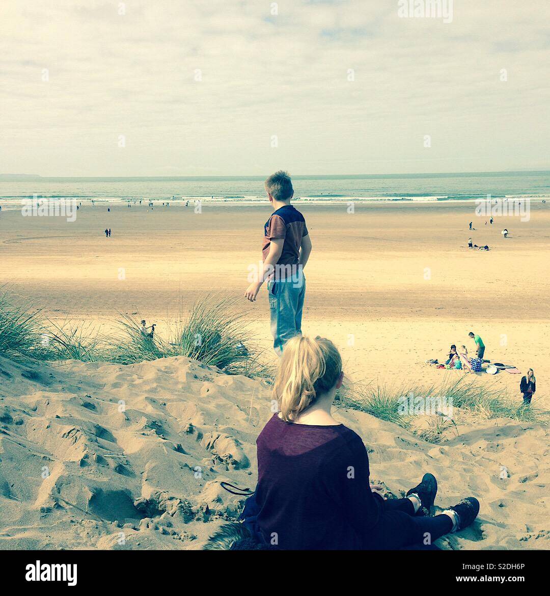 Look out to the sea Stock Photo - Alamy