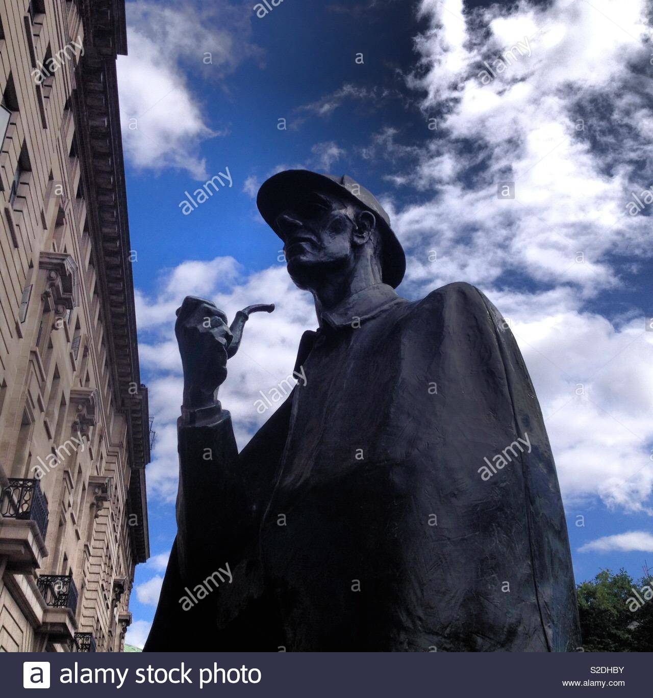 Sherlock Holmes Statue Baker Street Stock Photos & Sherlock Holmes ...