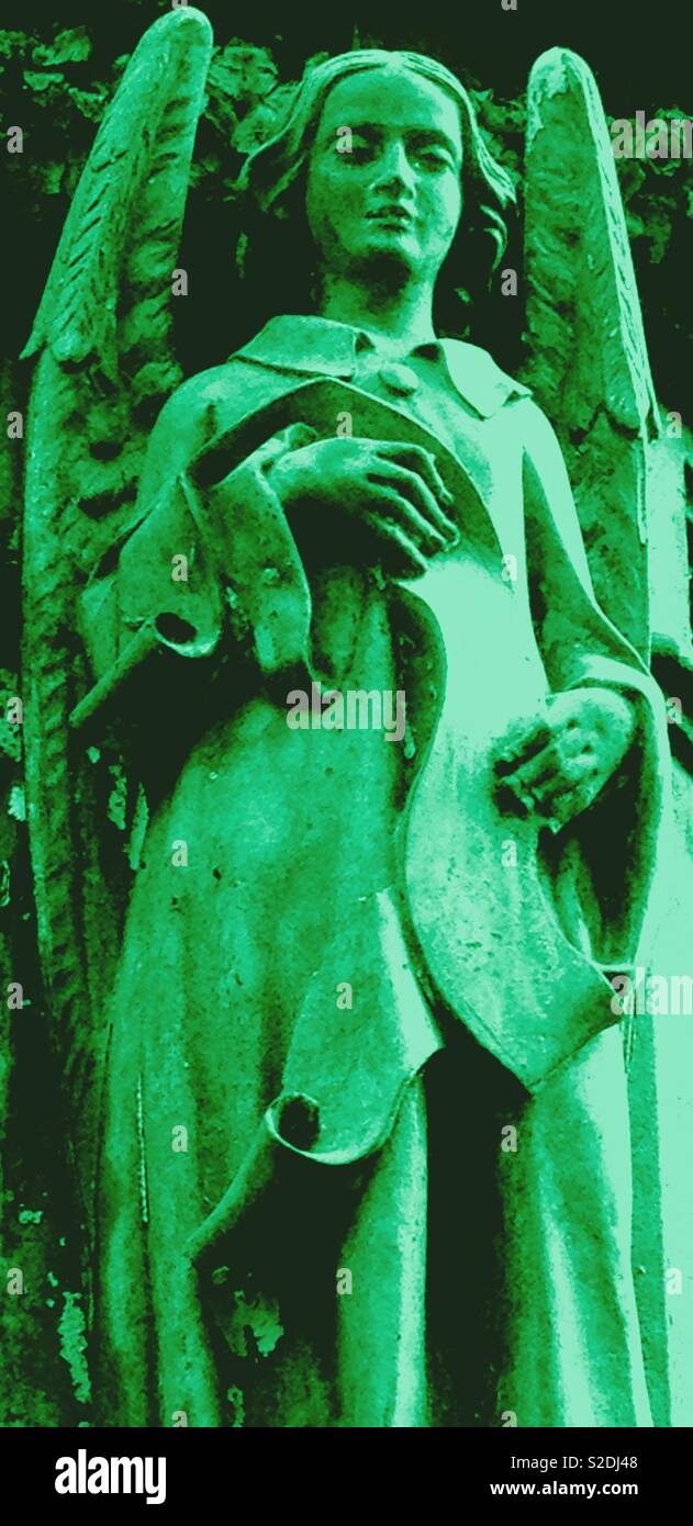 Detail of Victorian monumental masonry Stock Photo - Alamy