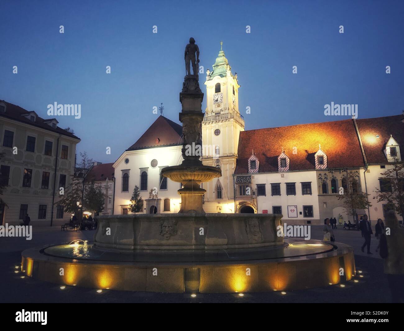 Bratislava by night hi-res stock photography and images - Alamy
