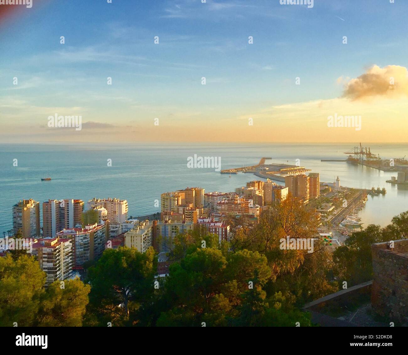 Malaga port hi-res stock photography and images - Alamy
