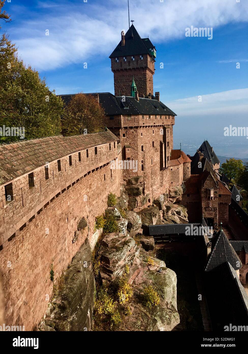 Haut Koenigsbourg, Castle in Alsace, France Stock Photo - Alamy