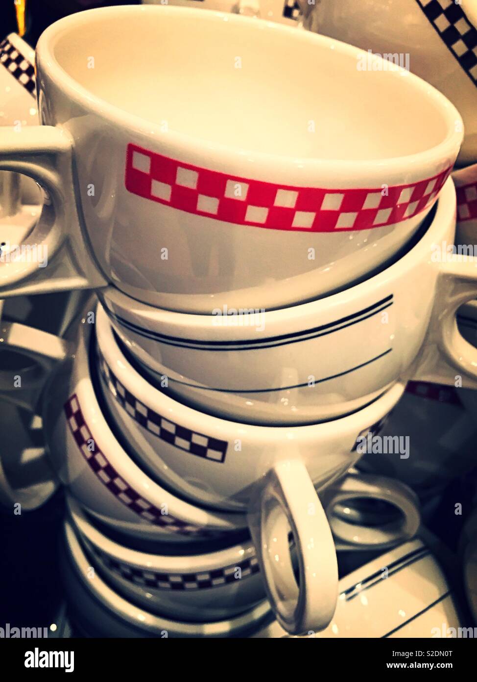 Multiple coffee cups hi-res stock photography and images - Alamy