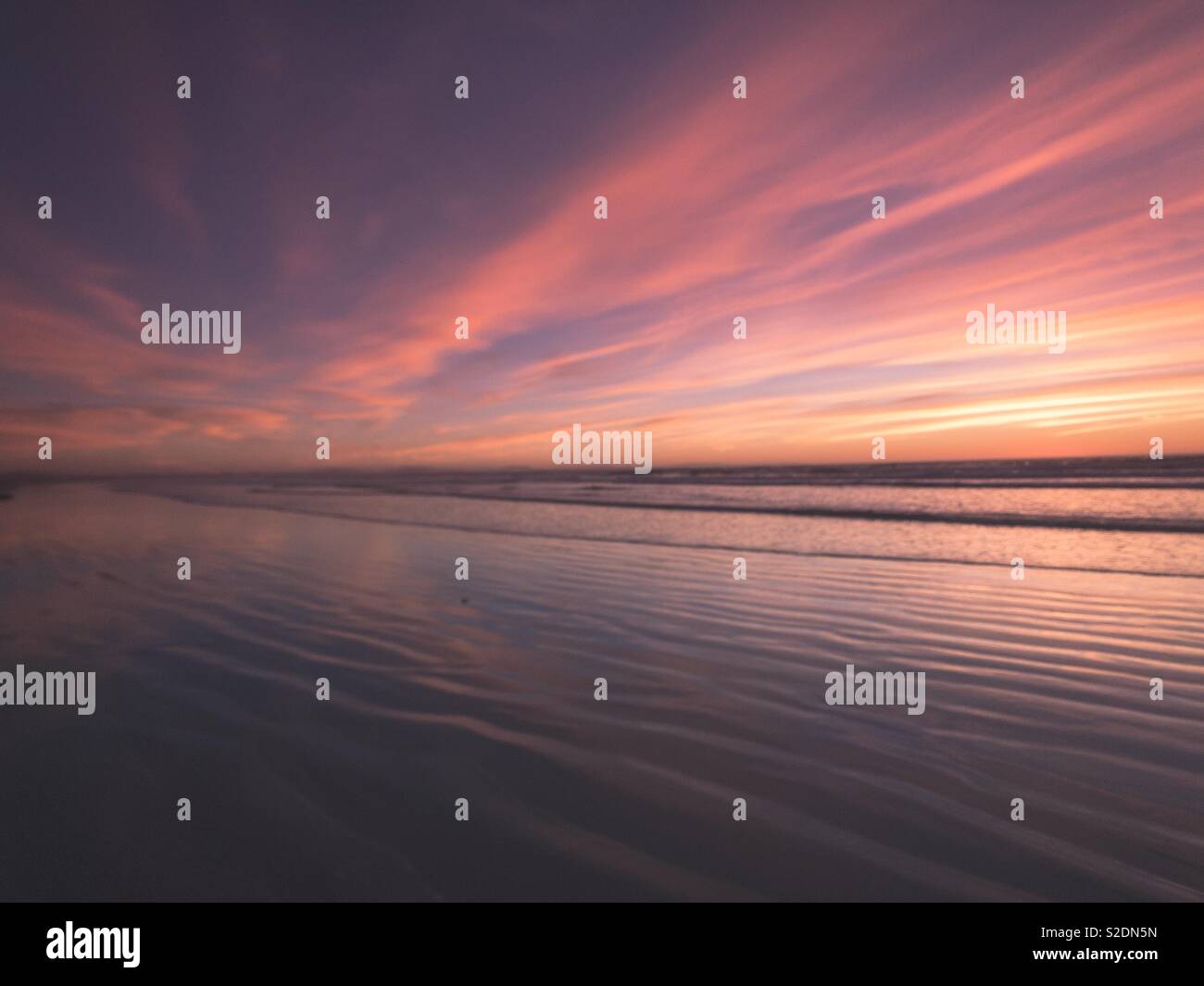 Dawn Beach Cape Agulhas South Africa Stock Photo - Alamy