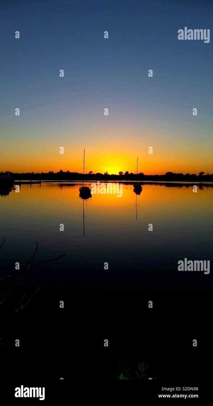 Perth Western Australia sunrise Stock Photo - Alamy