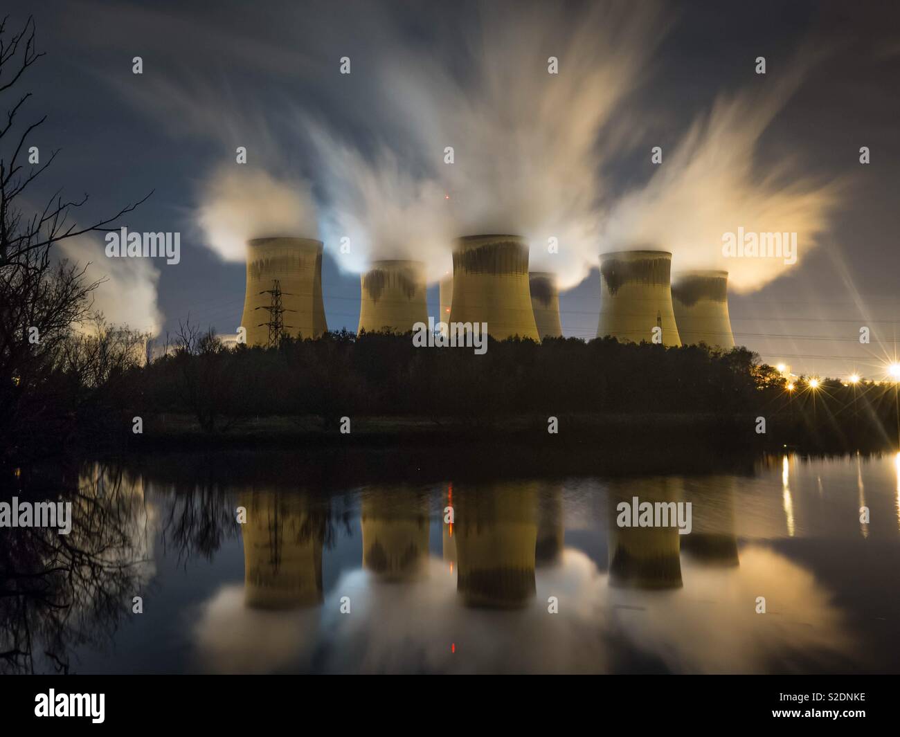Dead power station Stock Photo - Alamy