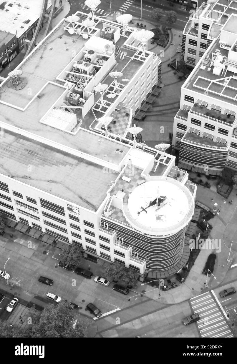 Helipad building Black and White Stock Photos & Images - Alamy