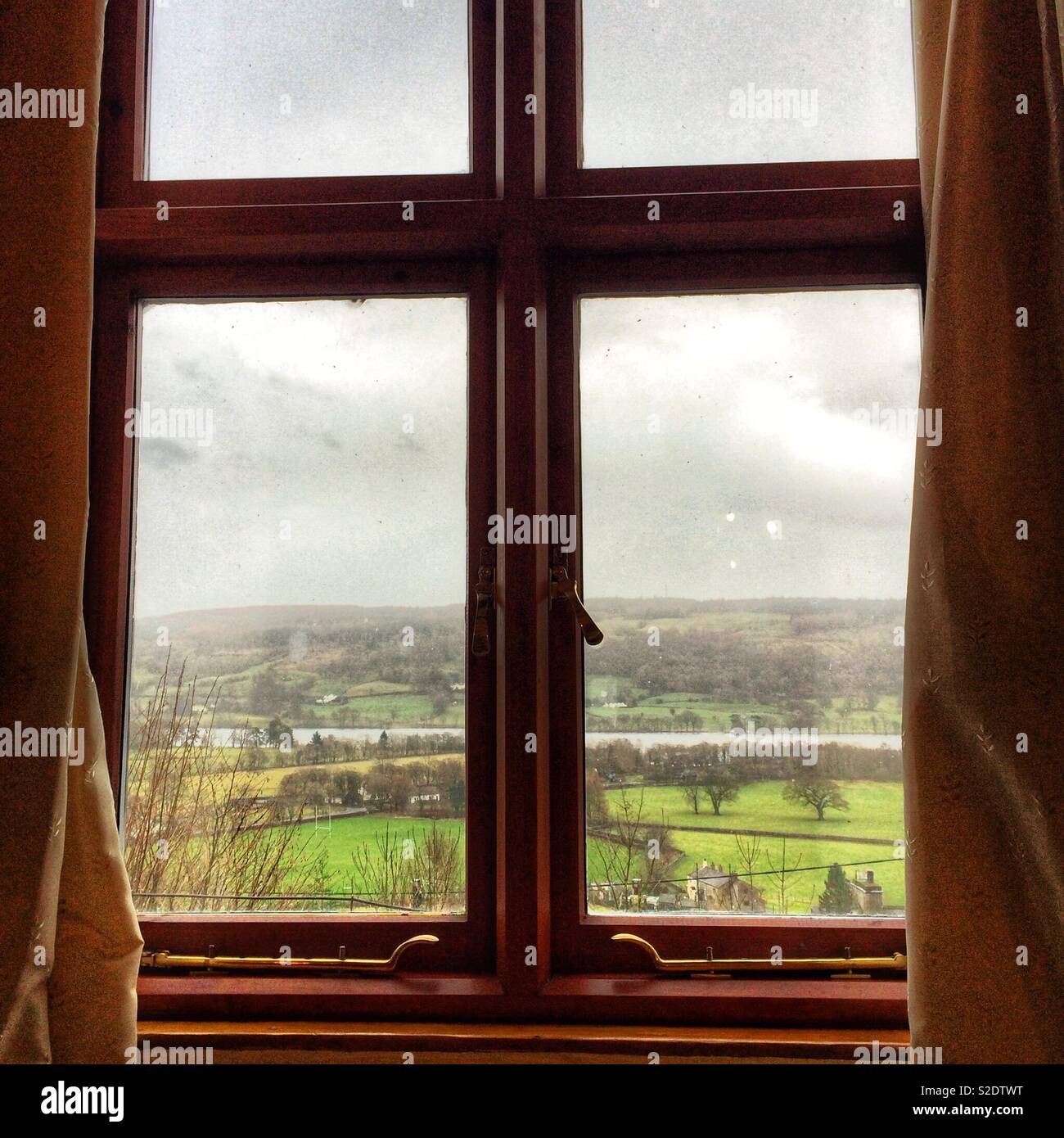 Countryside View Through Window High Resolution Stock Photography and ...