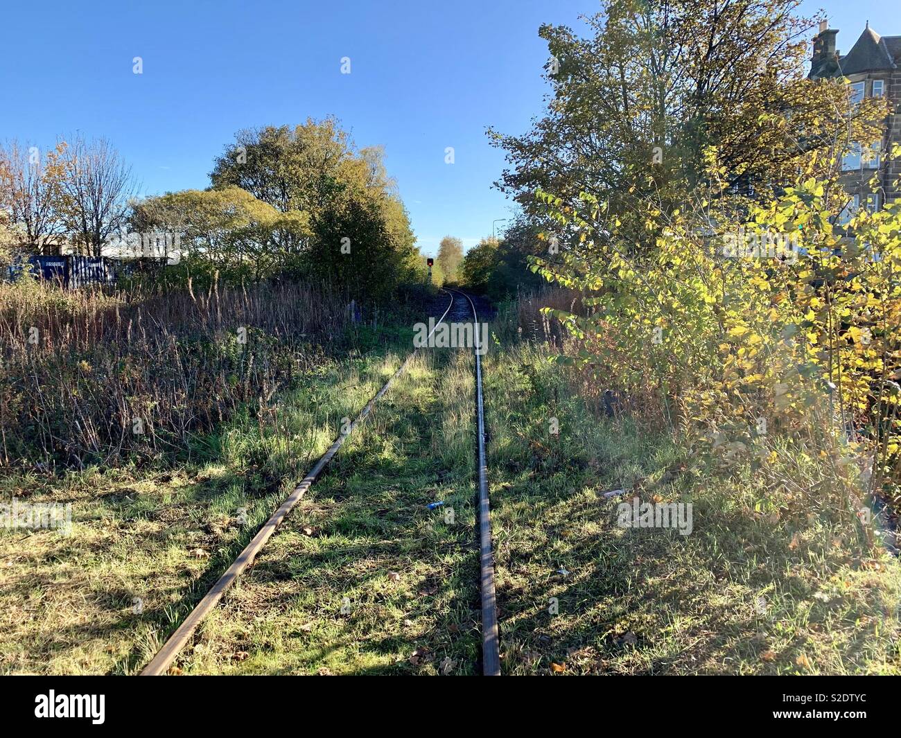 Disused railway tracks Stock Photo - Alamy