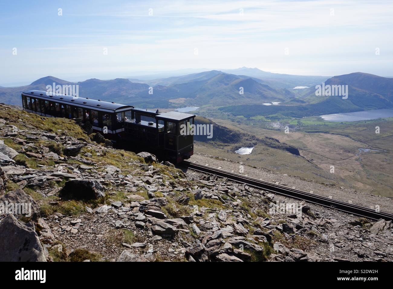 Snowdon railway hi-res stock photography and images - Alamy