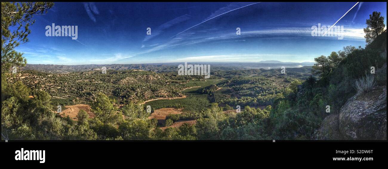 The landscape near Riba-roja d’Ebre, Catalonia, Spain Stock Photo - Alamy